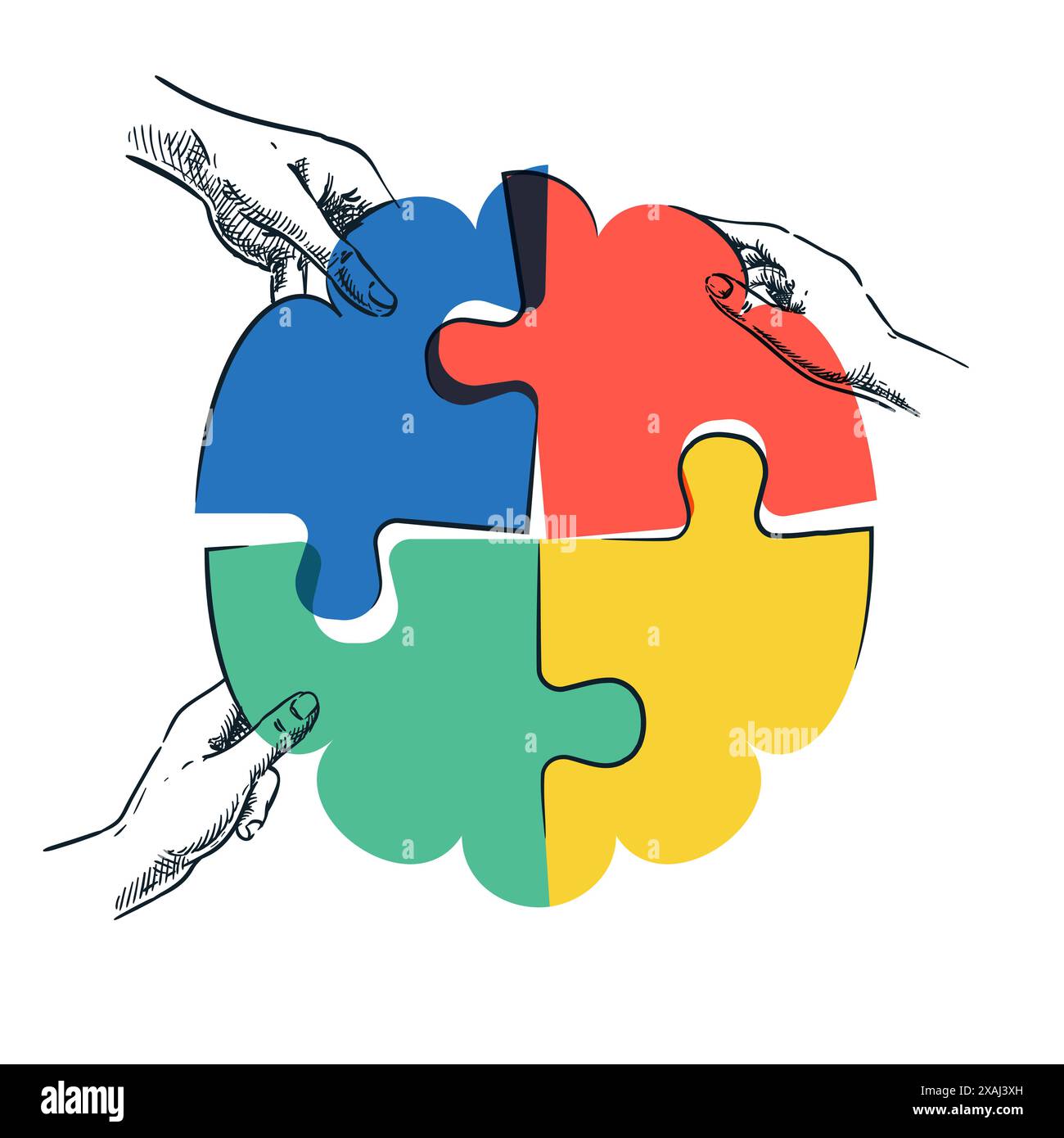 Mind puzzle hi-res stock photography and images - Alamy