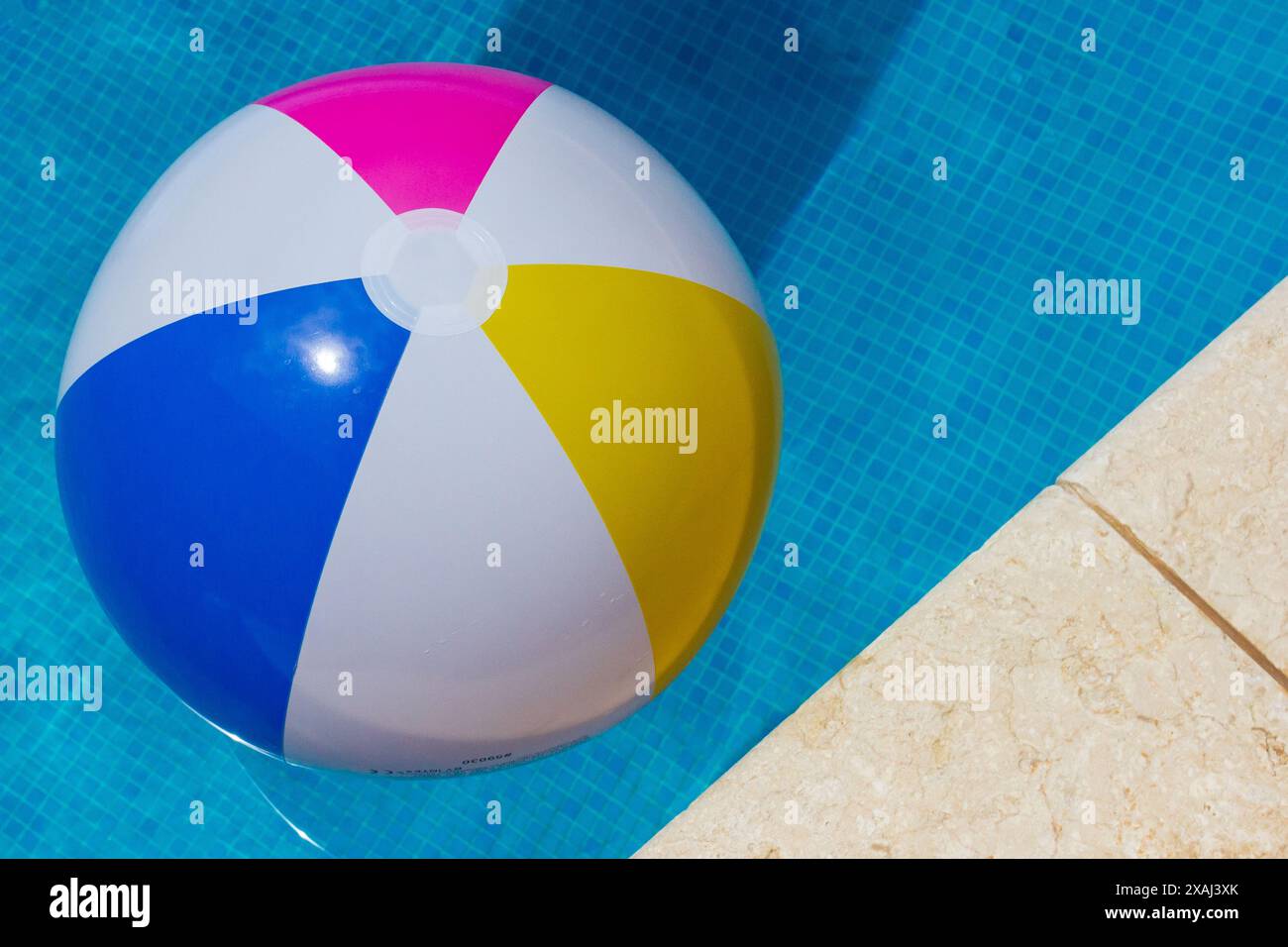 inflatable ball in the pool Stock Photo - Alamy
