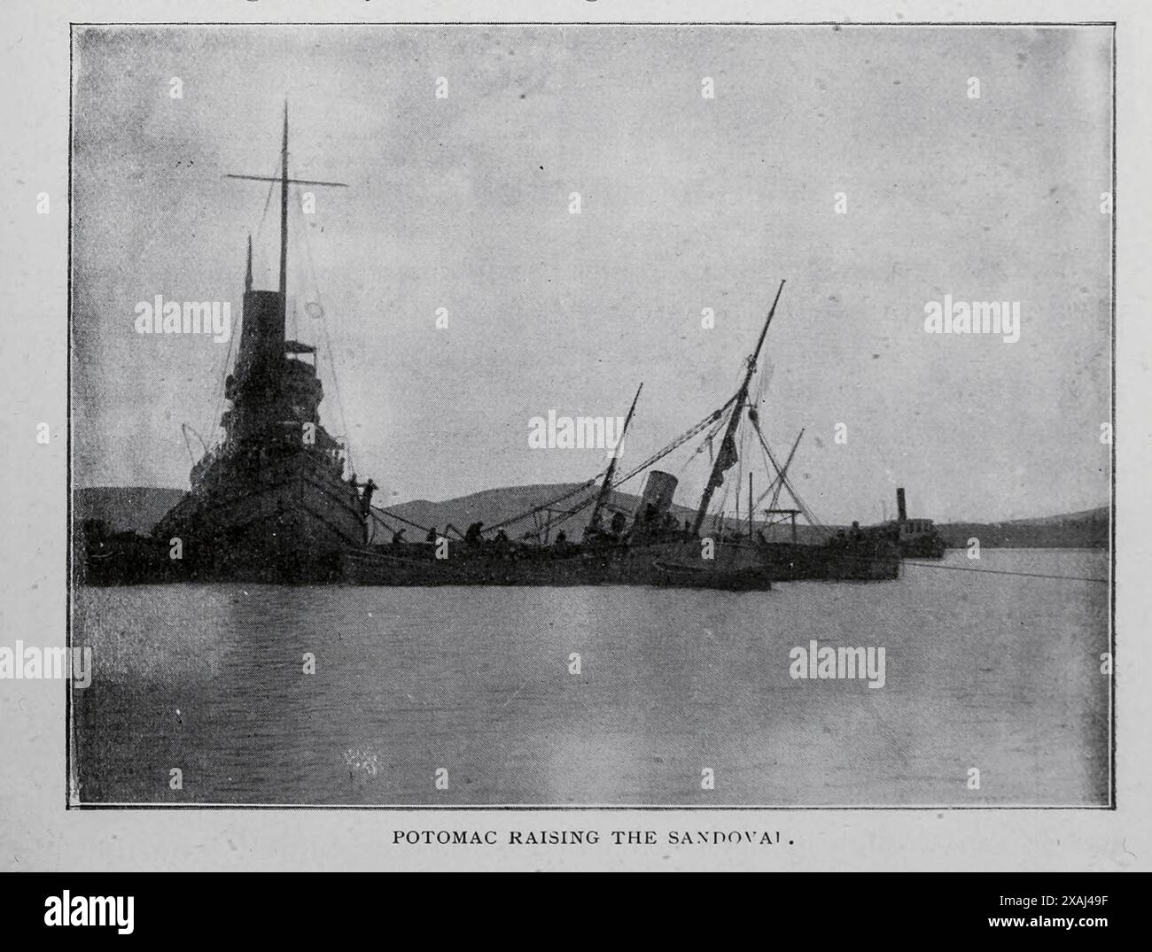 POTOMAC RAISING THE SANDOVAL she was a steel gunboat launched on 20 ...