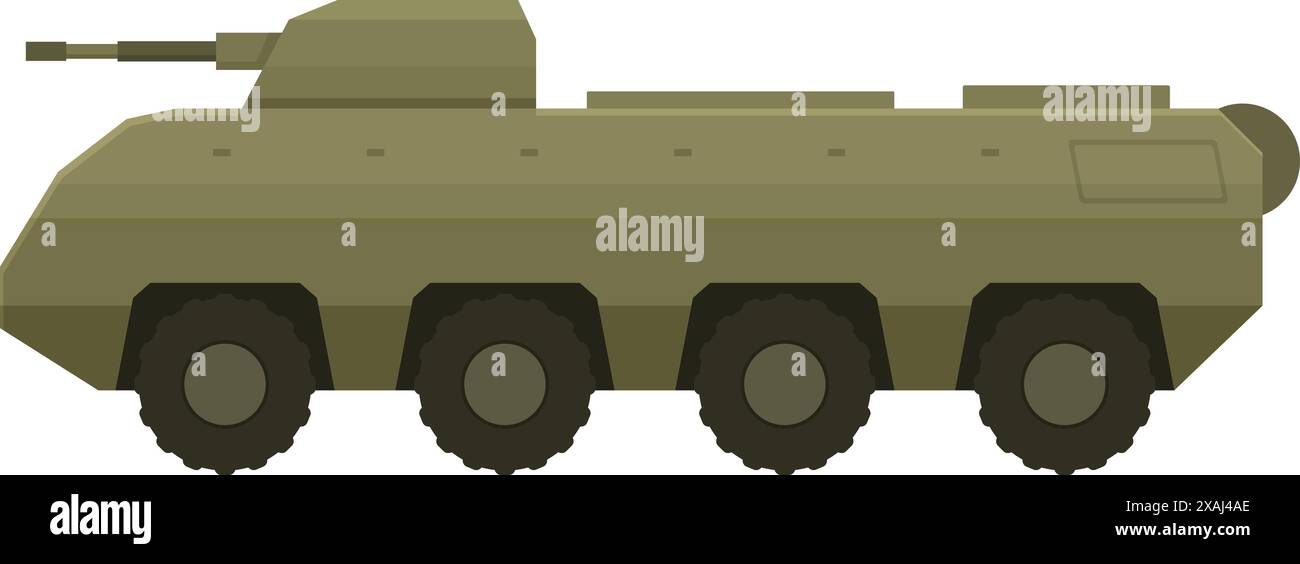 Military tracked vehicle designed for transporting troops and engaging ...