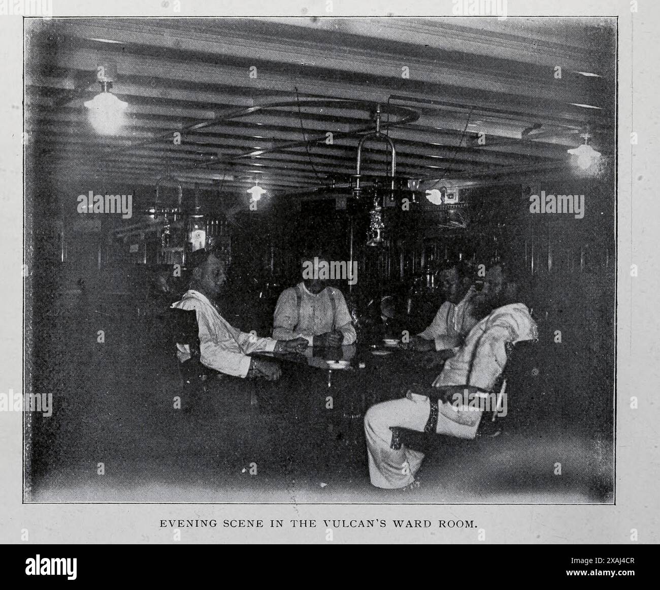 EVENING SCENE IN THE VULCAN'S WARD ROOM from the Article THE WORK OF ...