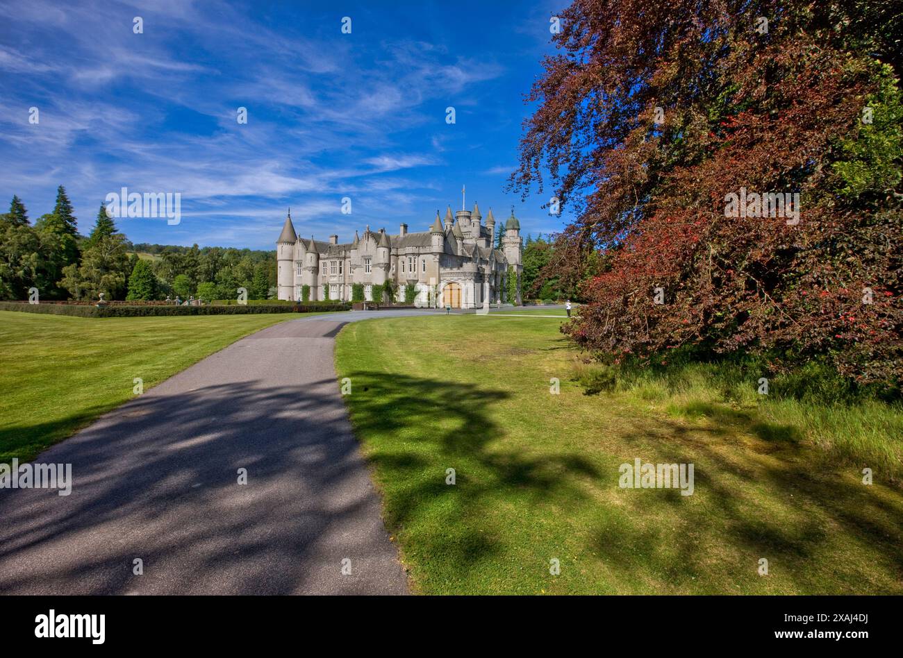 Balmoral castle, Royal Deeside, Aberdeenshire Stock Photo - Alamy