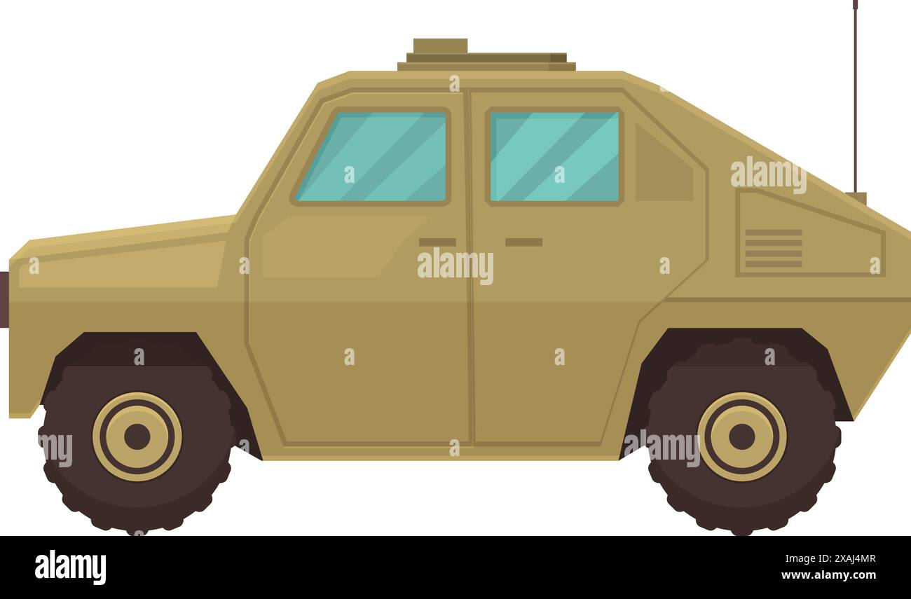 Modern military vehicle used for transportation and combat, featuring a ...