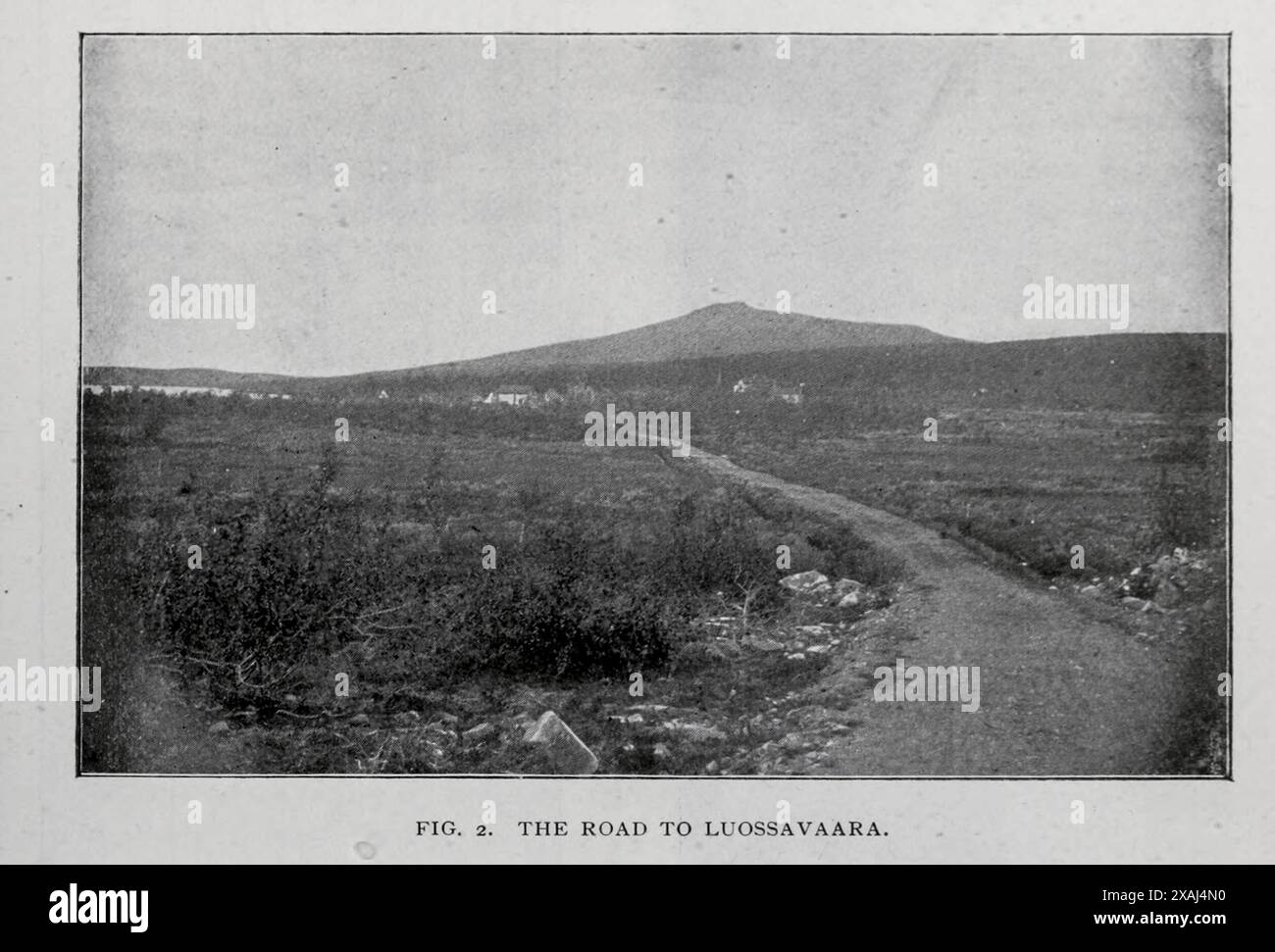 THE ROAD TO LUOSSAVAARA. from the Article THE GREAT MAGNETITE DEPOSITS ...