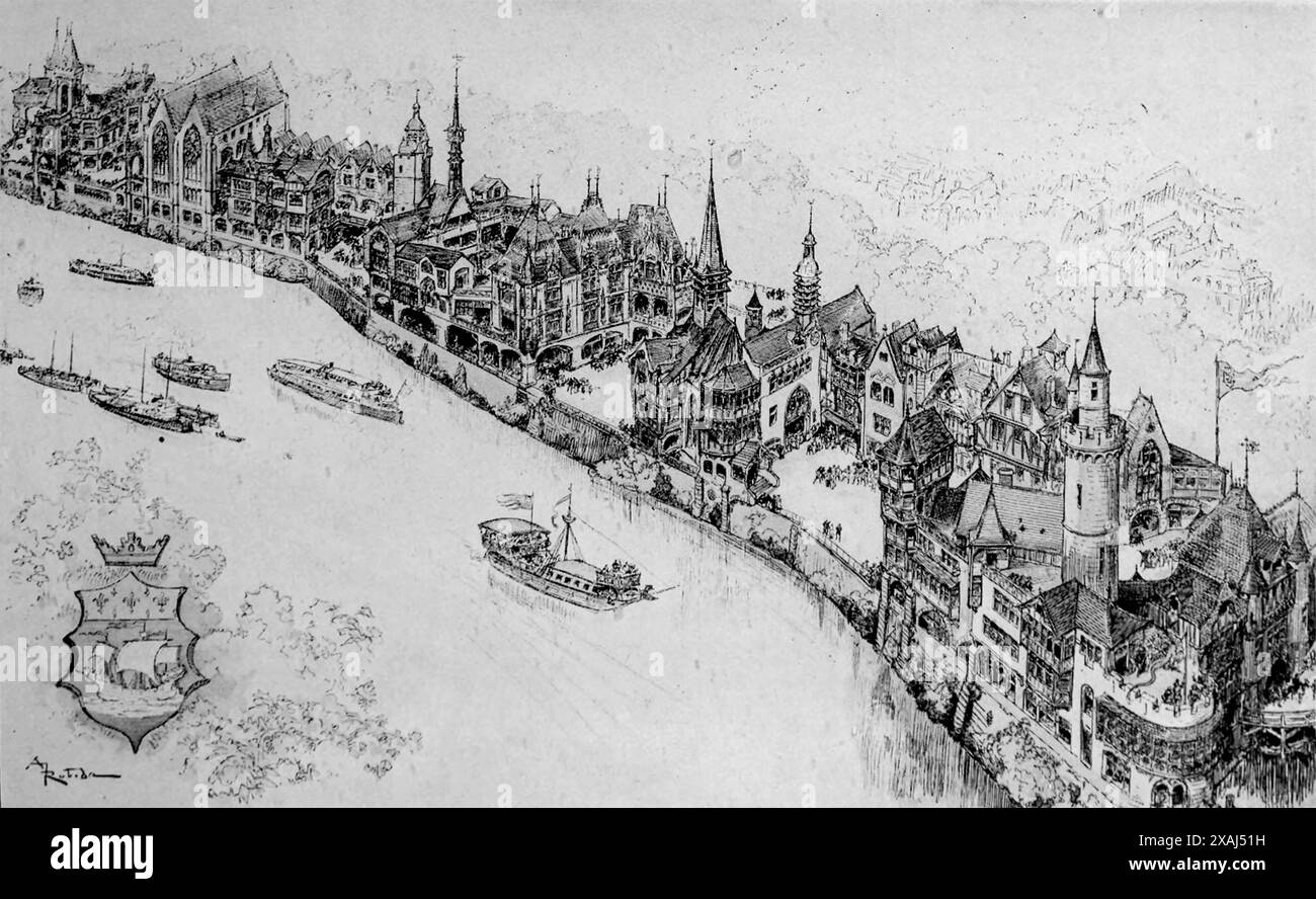 Universal exposition paris 1899 Black and White Stock Photos & Images ...