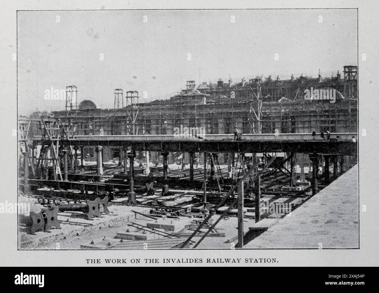 THE WORK ON THE INVALIDES RAILWAY STATION. from the Article THE ...