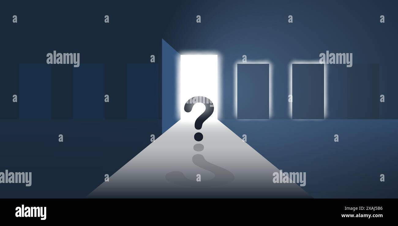 Dark Room, Light Coming In Through an Open Door - Which Way to Choose ...