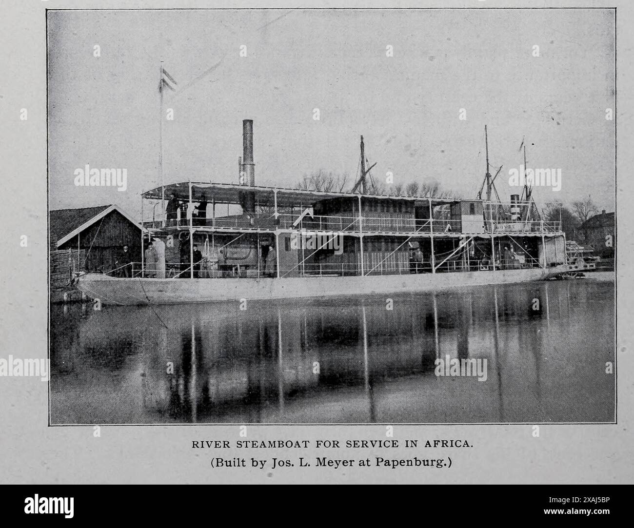 RIVER STEAMBOAT FOR SERVICE IN AFRICA. (Built by Jos. L. Meyer at ...