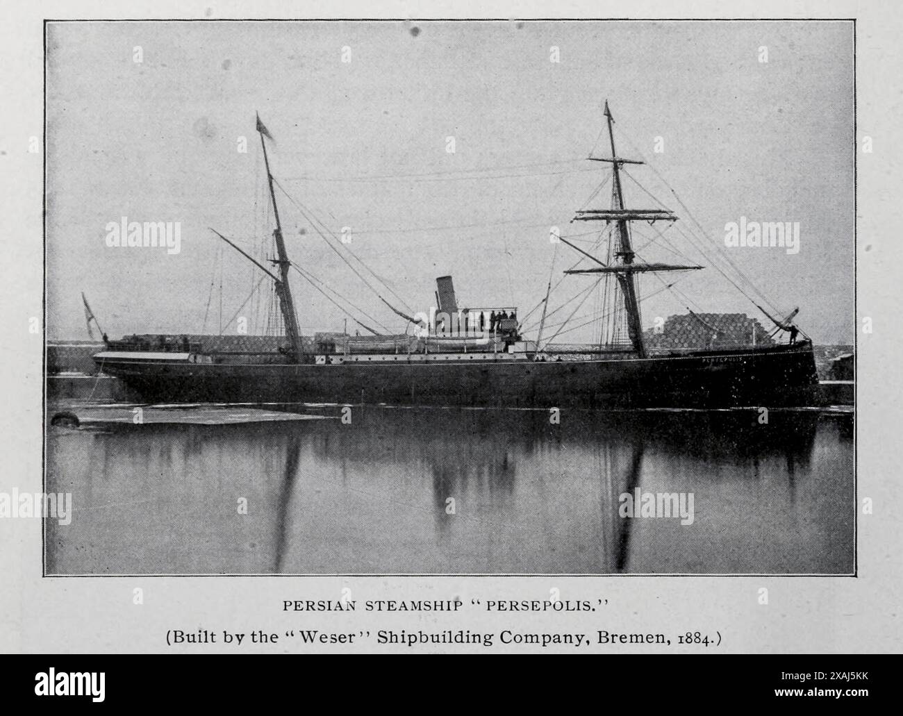 PERSIAN STEAMSHIP PEKSEPOLIS (Built by the "Weser" Shipbuilding Company ...