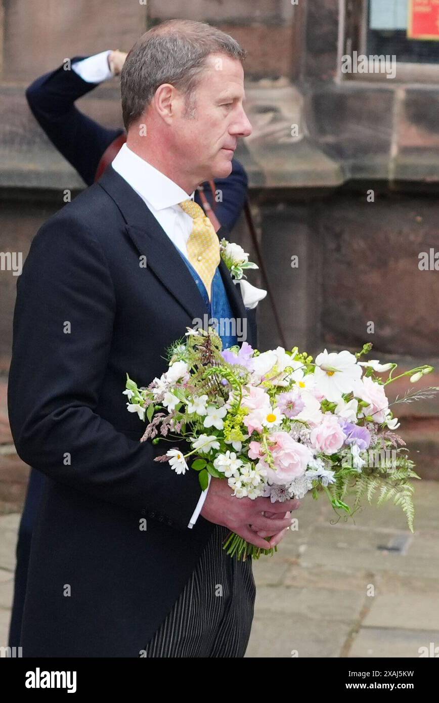 Rupert Henson arrives for the wedding of Hugh Grosvenor, the Duke of ...