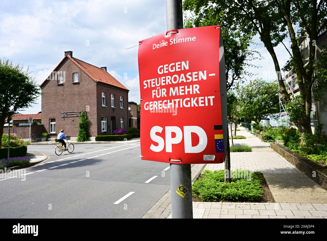 SPD party election poster Stock Photo - Alamy