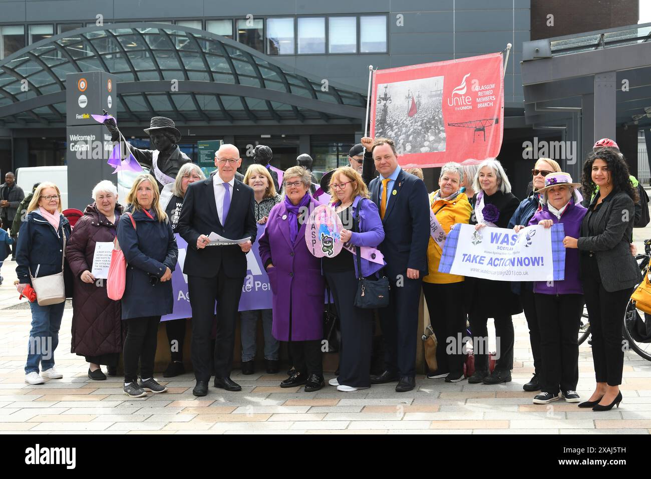 SNP leader John Swinney meeting Waspi (Women Against State Pension ...
