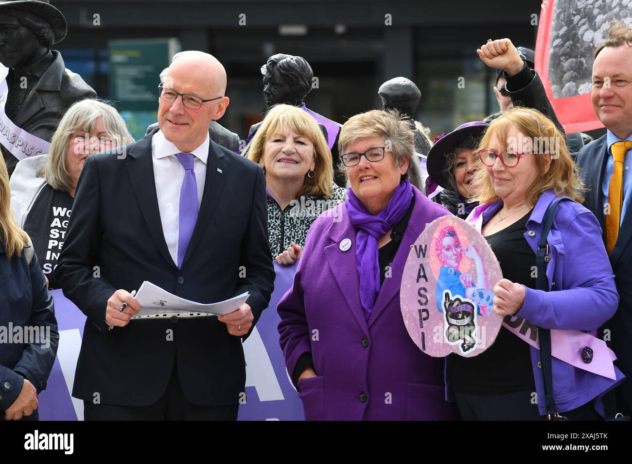 SNP leader John Swinney meeting Waspi (Women Against State Pension ...