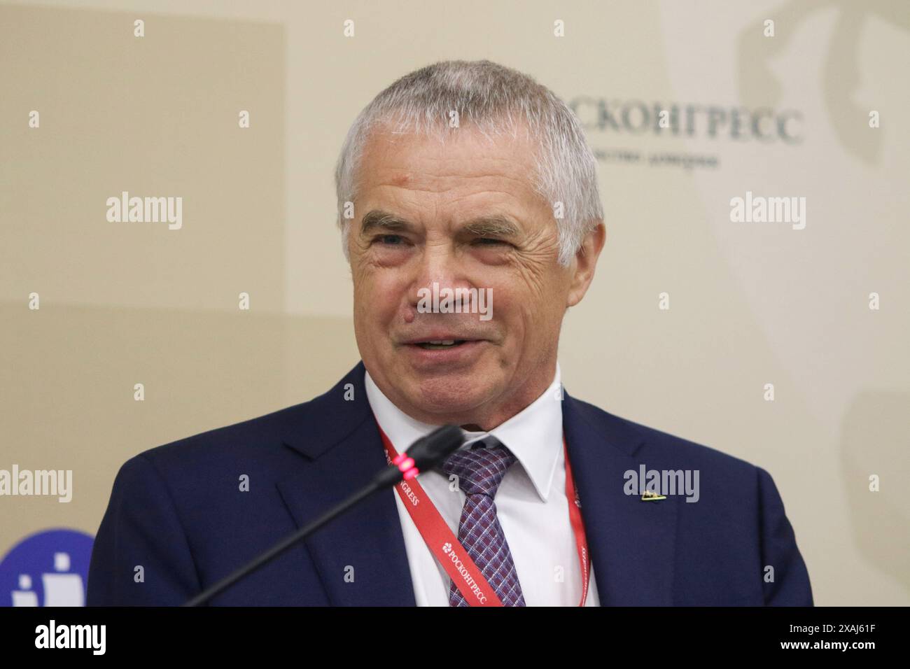 Saint Petersburg, Russia. 06th June, 2024. Alexander Medvedev, Chairman ...