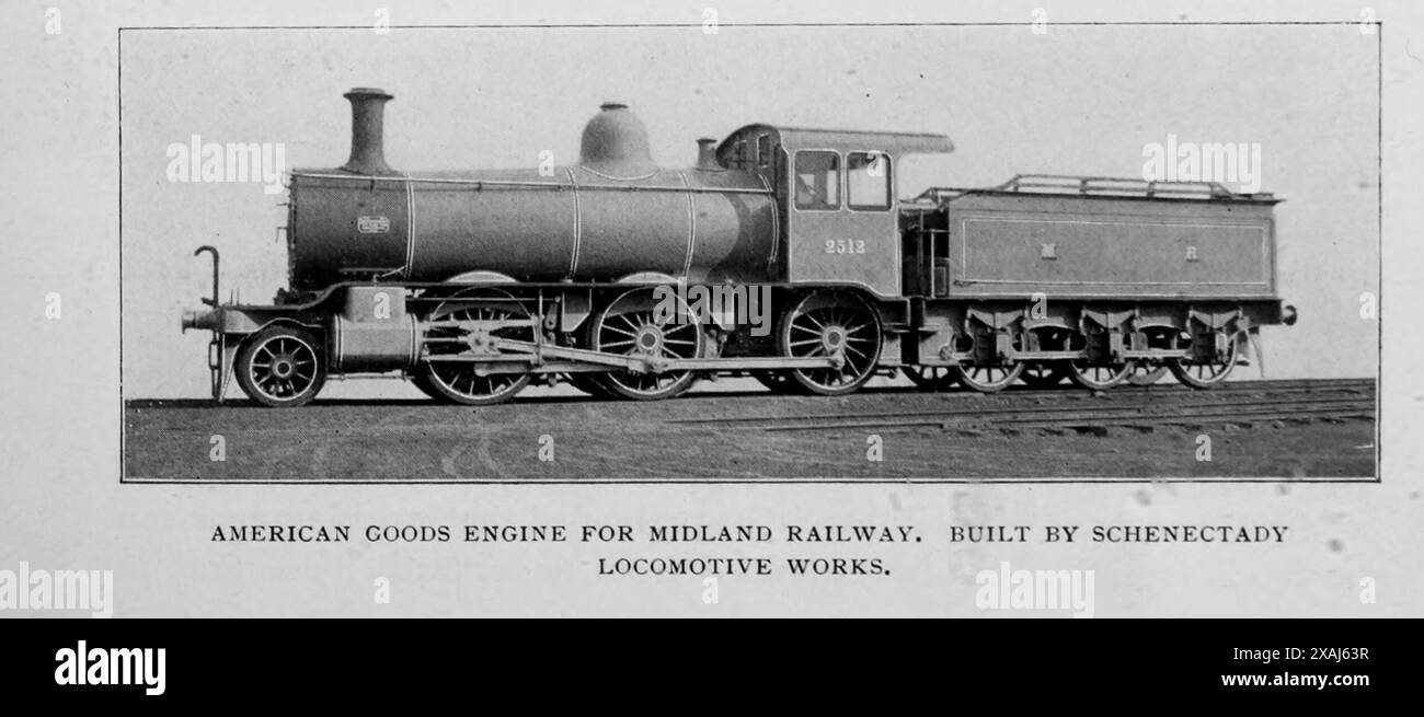 AMERICAN GOODS ENGINE 2512 FOR MIDLAND RAILWAY, BUILT BY SCHENECTADY ...