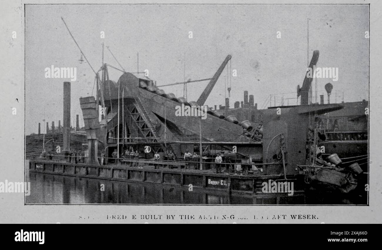 Built by AKTIEN-GESELLSCHAFT WESER, Bremen from the Article THE ...