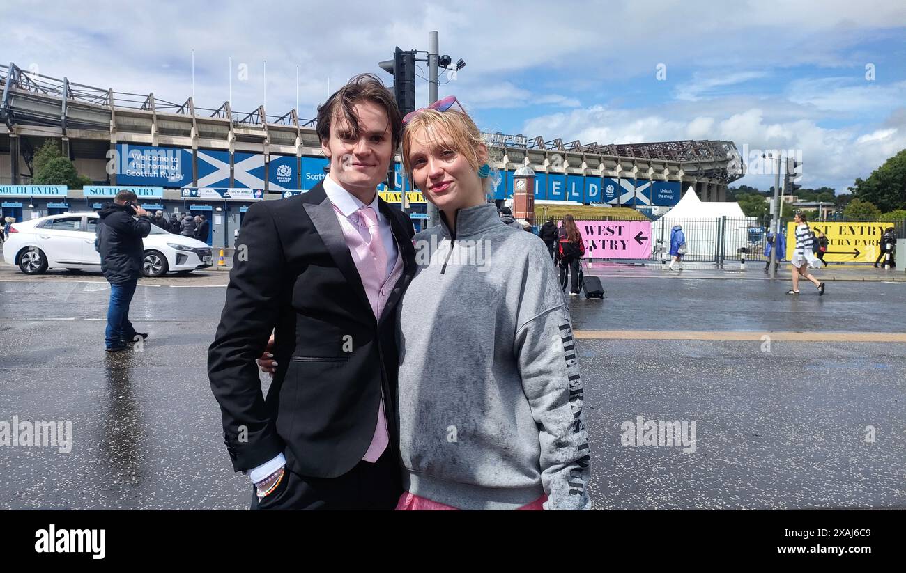 Taylor Swift fans Kai Walker, 22, and Jasmine Brown, 22, outside ...