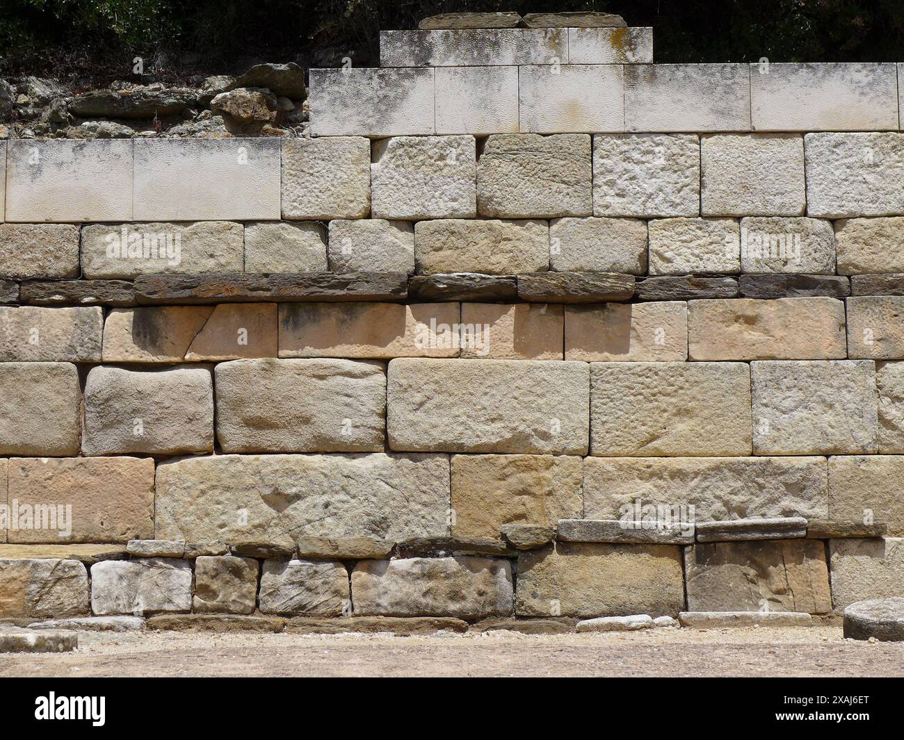 Ancient Stageira, home of Aristoteles in Chalkidiki, Greece Stock Photo ...