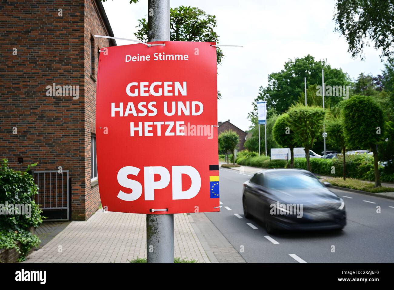 SPD party election poster Stock Photo - Alamy