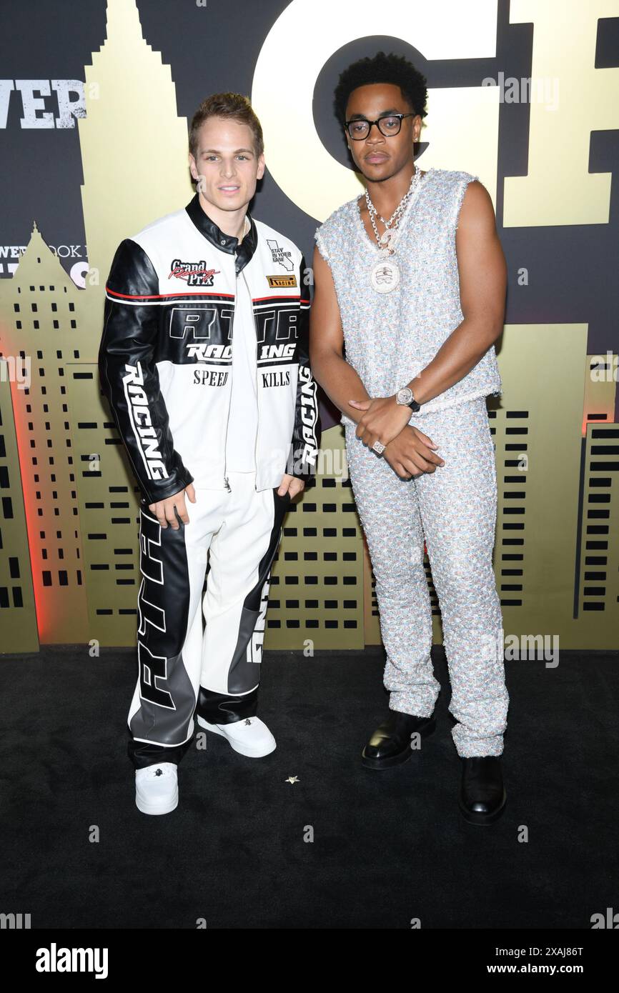 New York, USA. 06th June, 2024. Gianni Paolo and Michael Rainey Jr ...