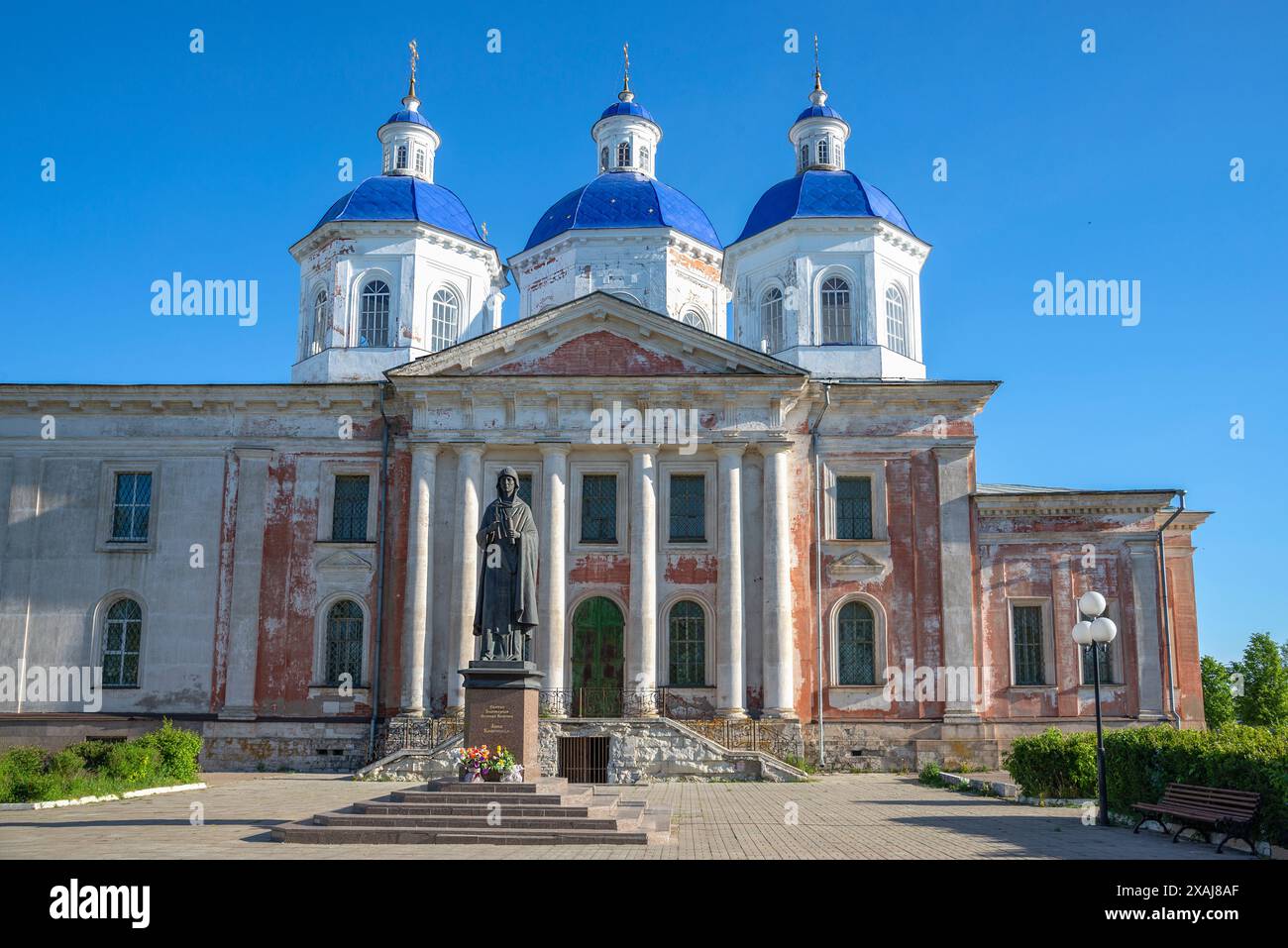 KASHIN, RUSSIA - MAY 27, 2024: Monument to St. Anna Kashinskaya at the ...