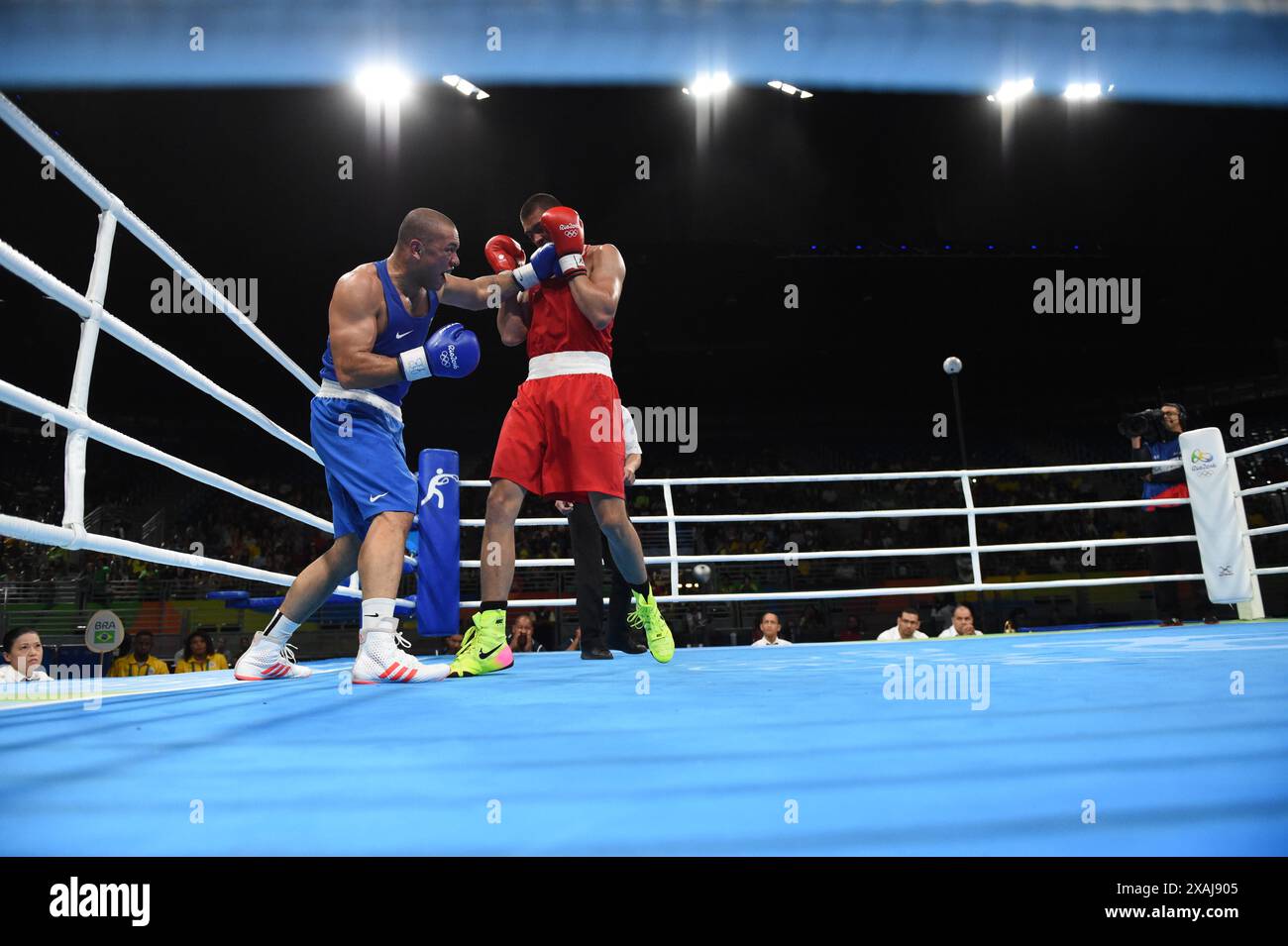 Tokyo - Japan, July 23, 2024, boxing match, during the Olympic Games ...