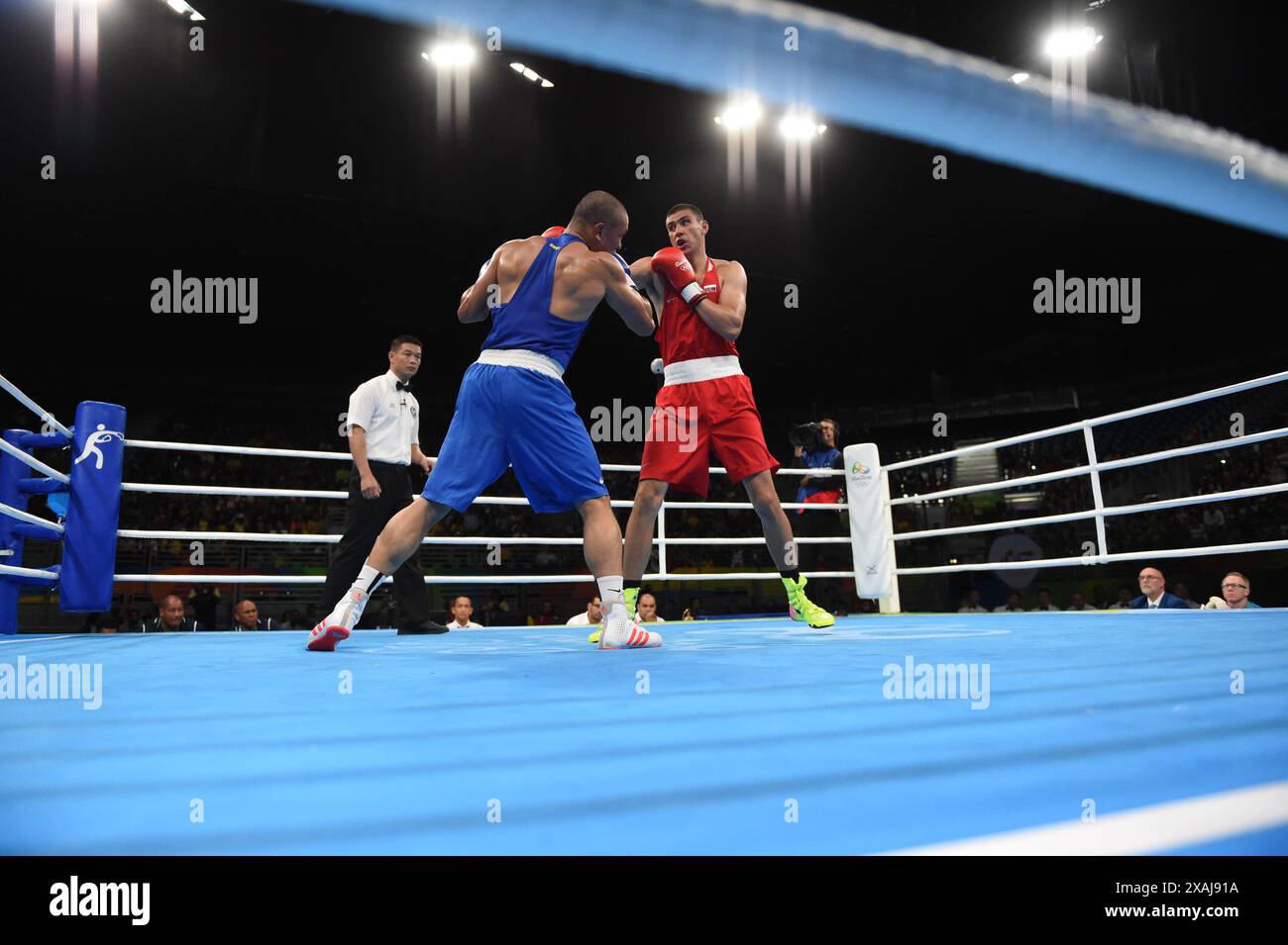 Tokyo - Japan, July 23, 2024, boxing match, during the Olympic Games ...
