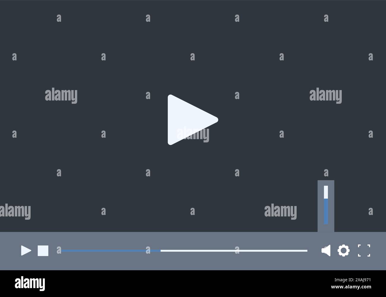 Video player showing streaming bar hi-res stock photography and images ...