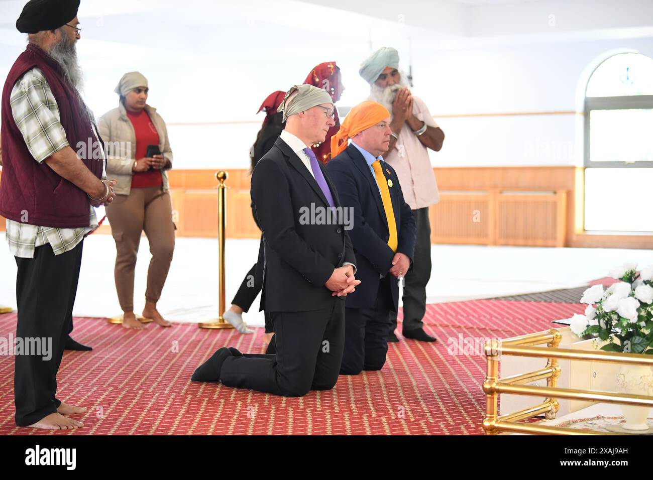 SNP leader John Swinney, with parliamentary candidate Chris Stephens ...