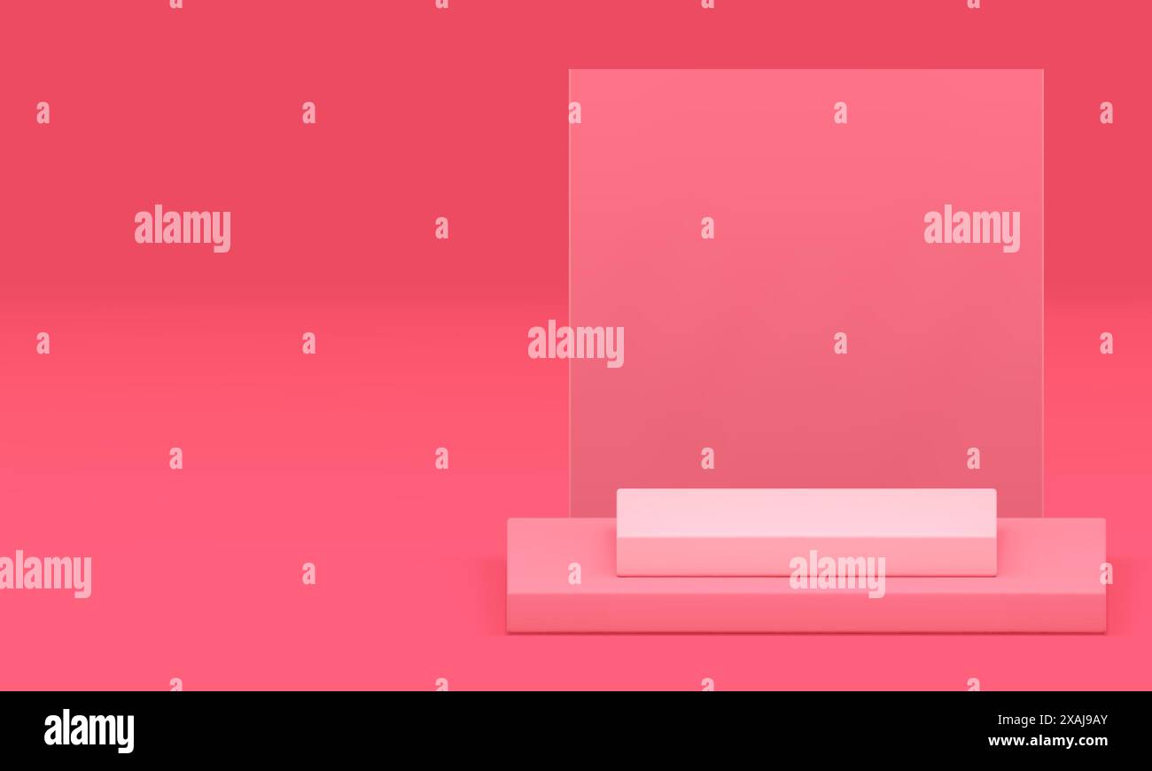 3d squared podium pedestal Stock Vector Images - Alamy