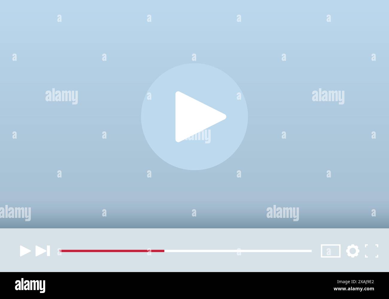 Video player showing streaming bar hi-res stock photography and images ...