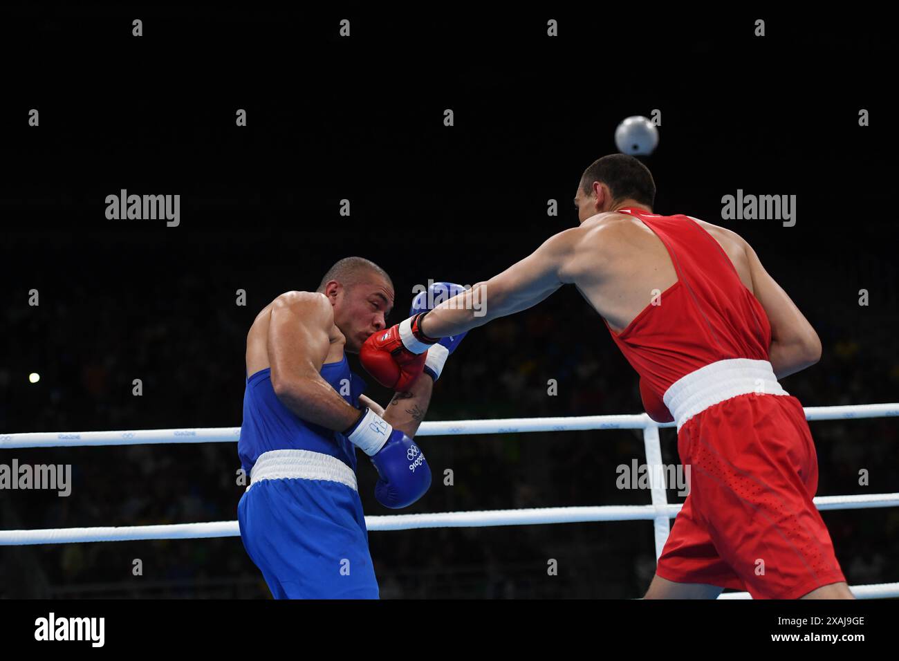 Tokyo - Japan, July 23, 2024, boxing match, during the Olympic Games ...