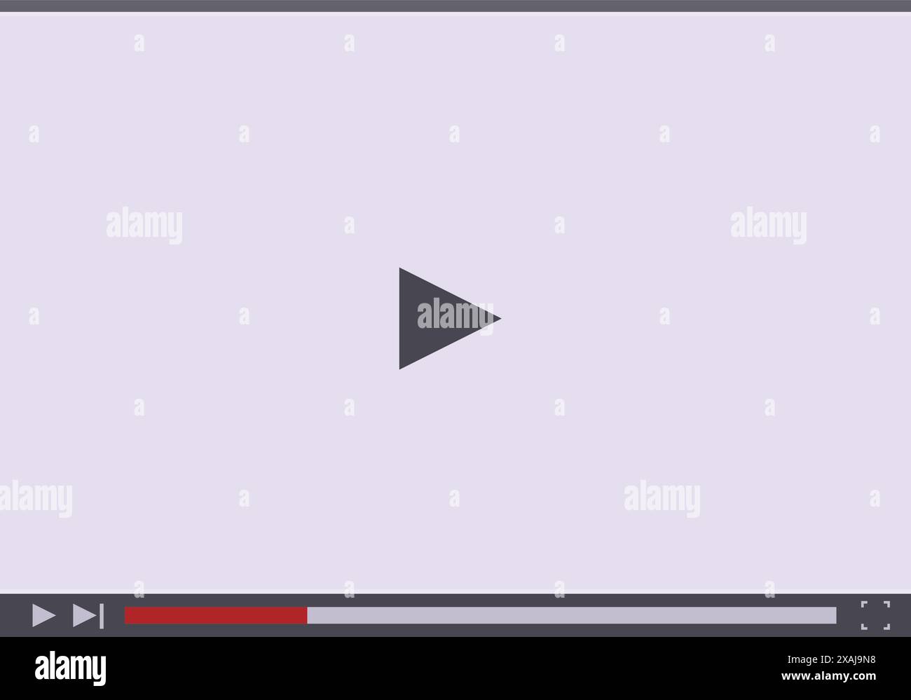 Video player showing streaming bar hi-res stock photography and images ...
