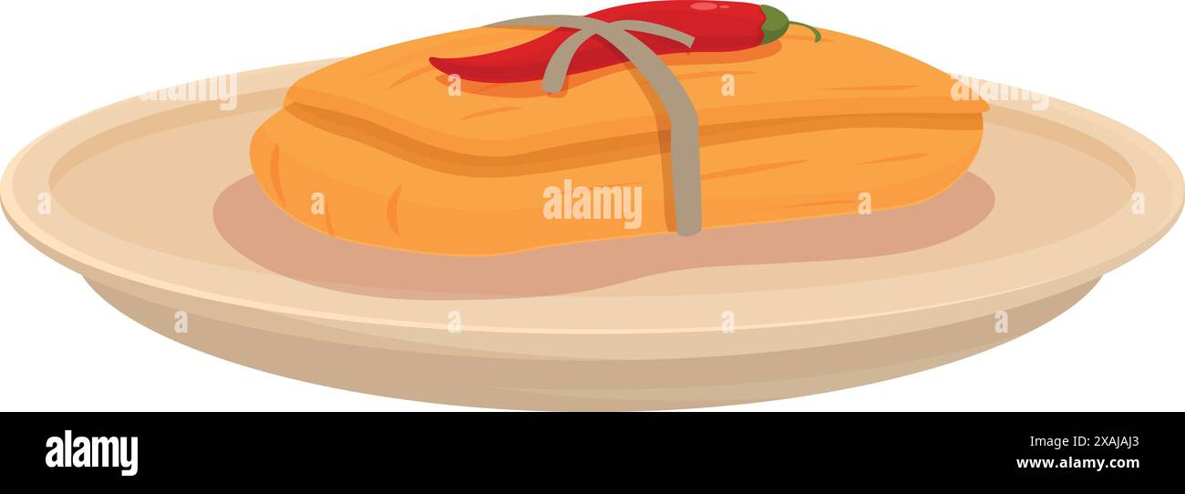 Traditional mexican tamale is lying on a plate hi-res stock photography ...