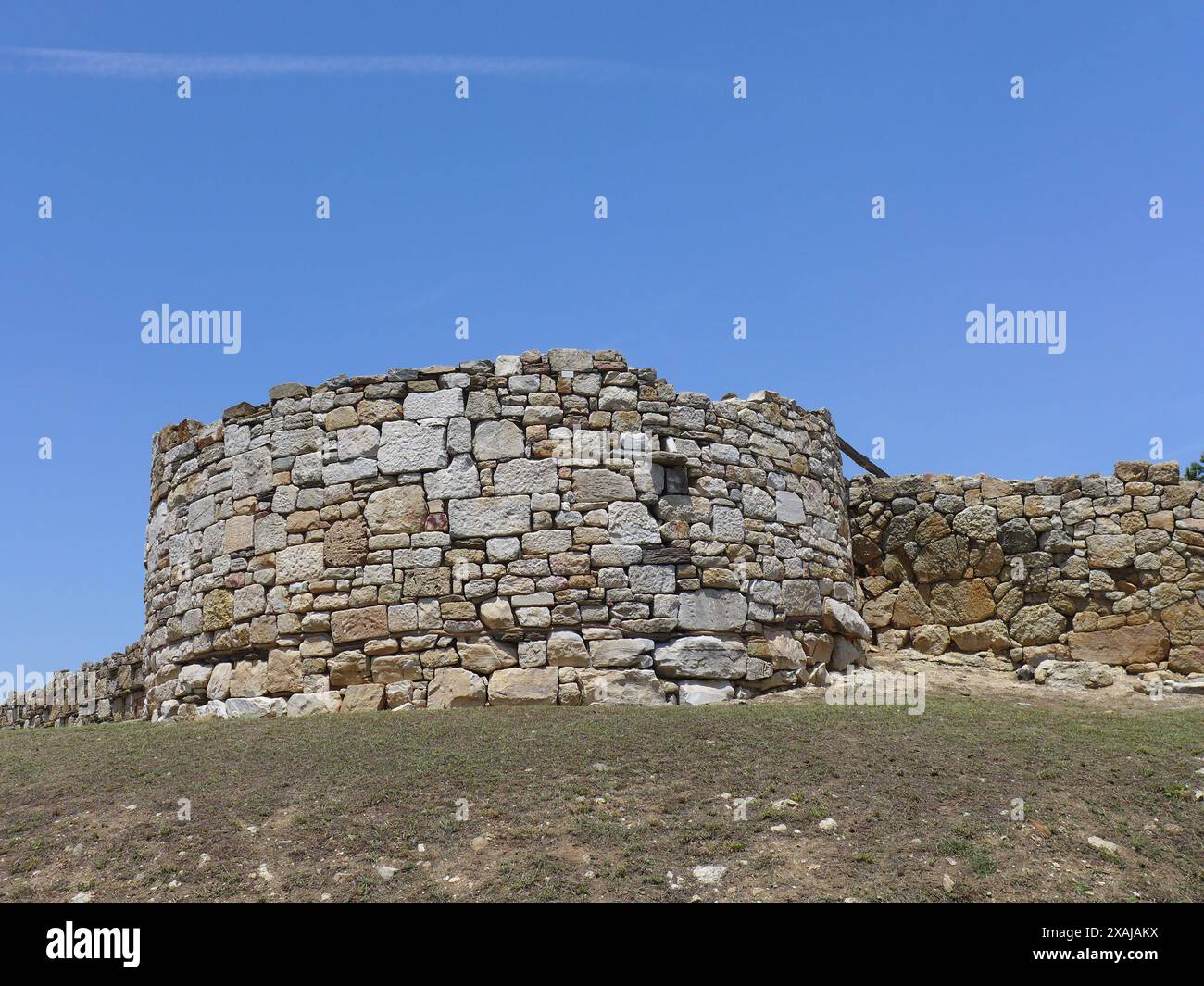 Ancient Stageira, home of Aristoteles in Chalkidiki, Greece Stock Photo ...