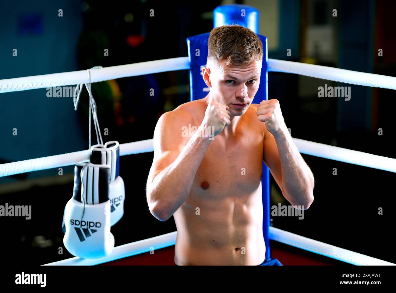 Lewis Richardson during the Team GB Paris 2024 boxing team announcement ...