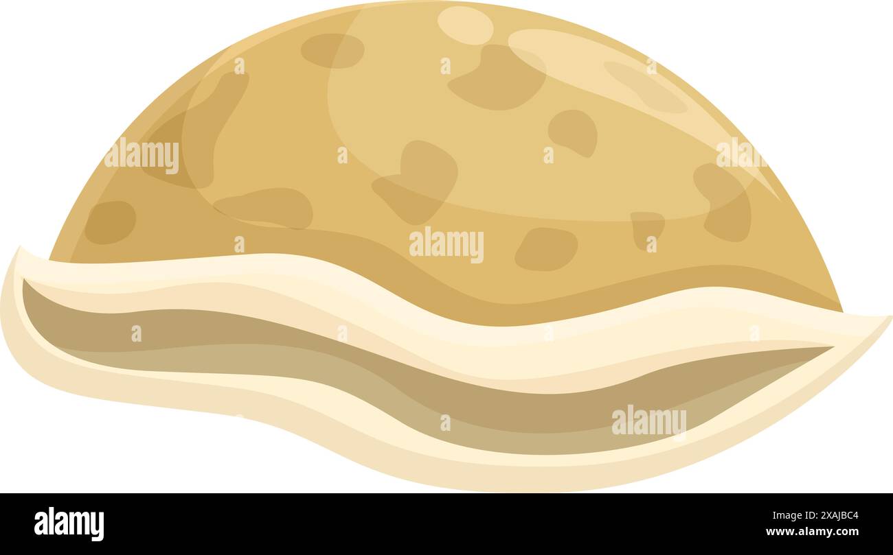Half peeled peanut with shell showing its delicious inside Stock Vector ...