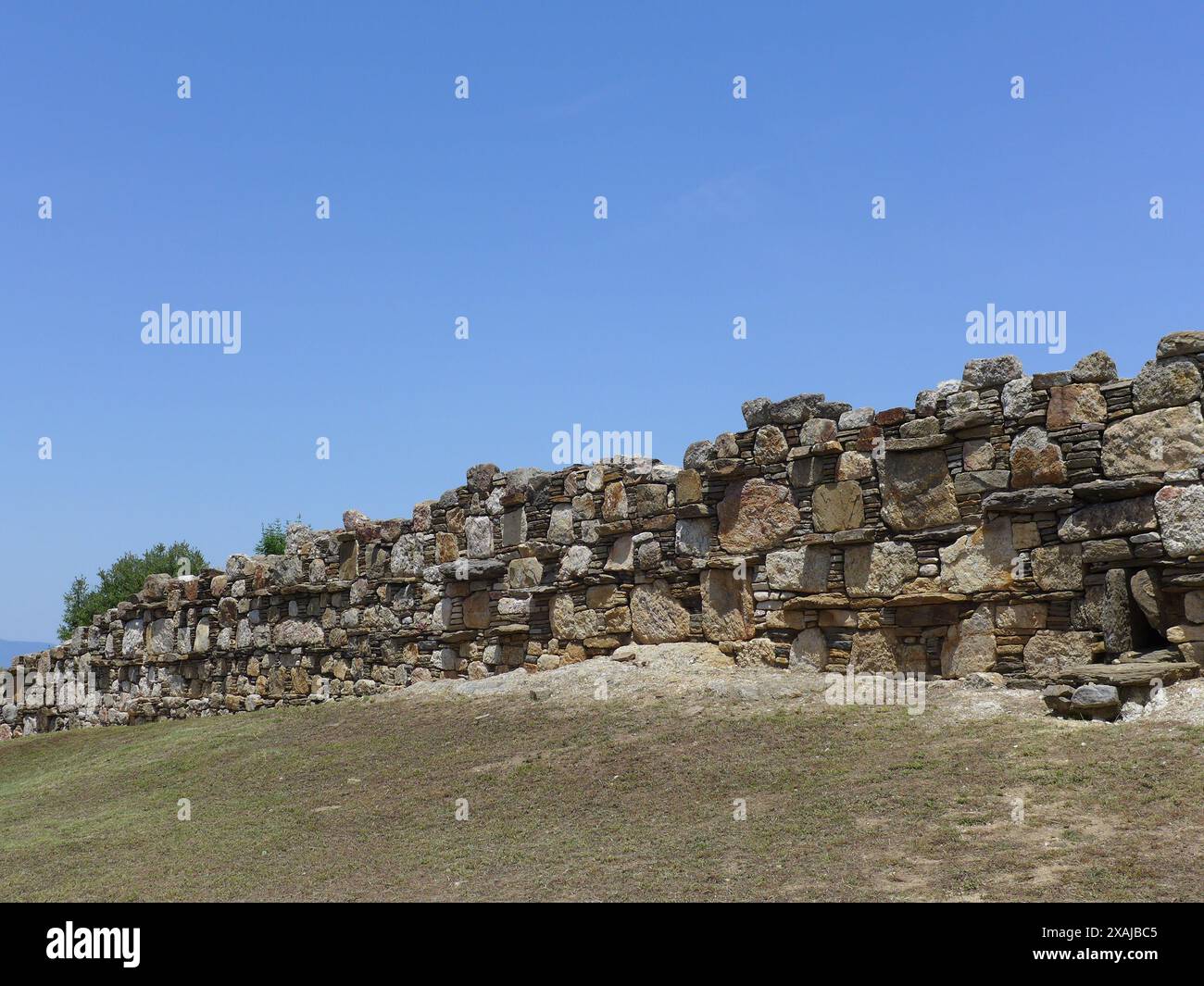 Ancient Stageira, home of Aristoteles in Chalkidiki, Greece Stock Photo ...