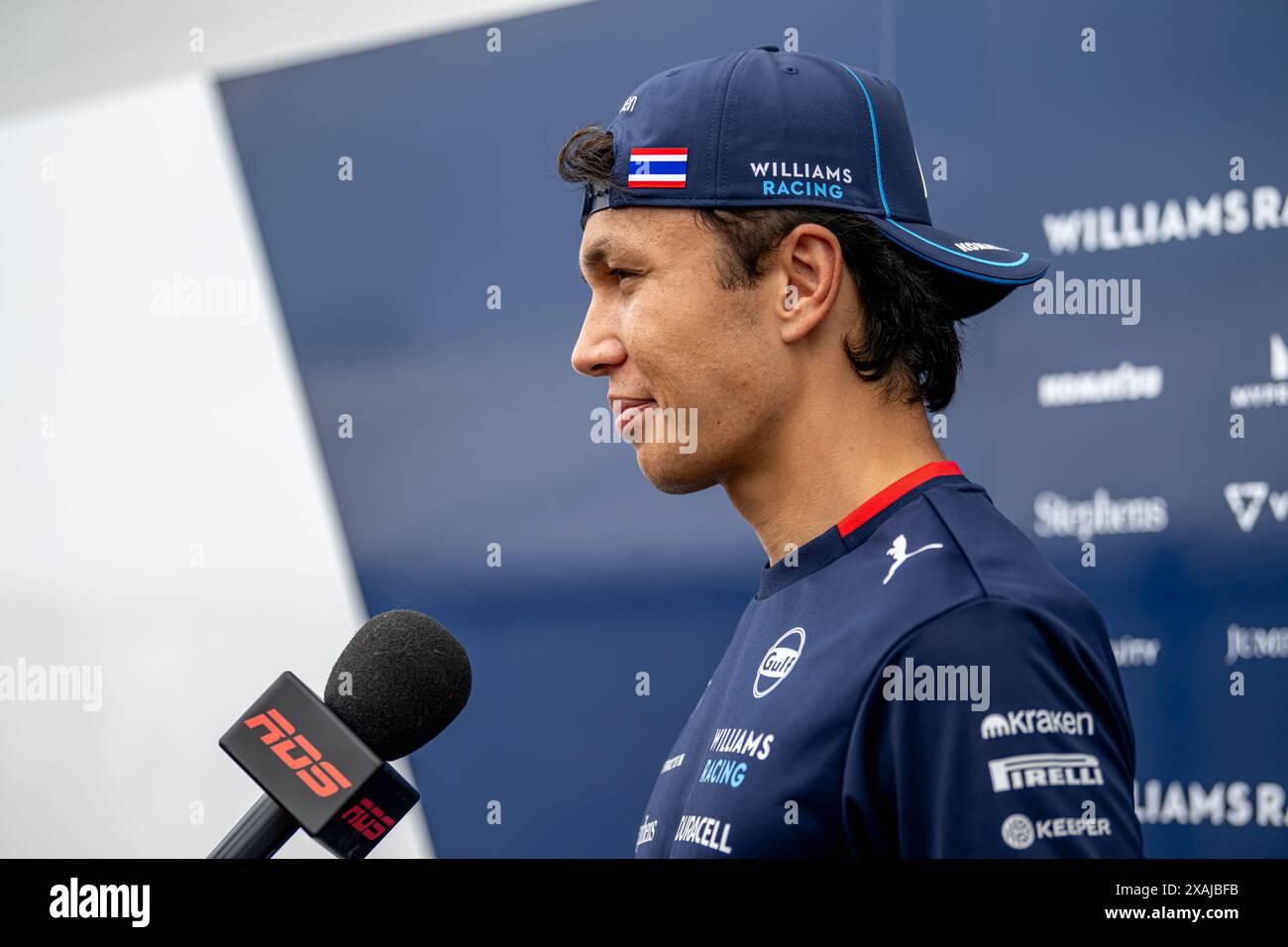 Montreal, Canada, June 06, Alex Albon, from Thailand competes for ...