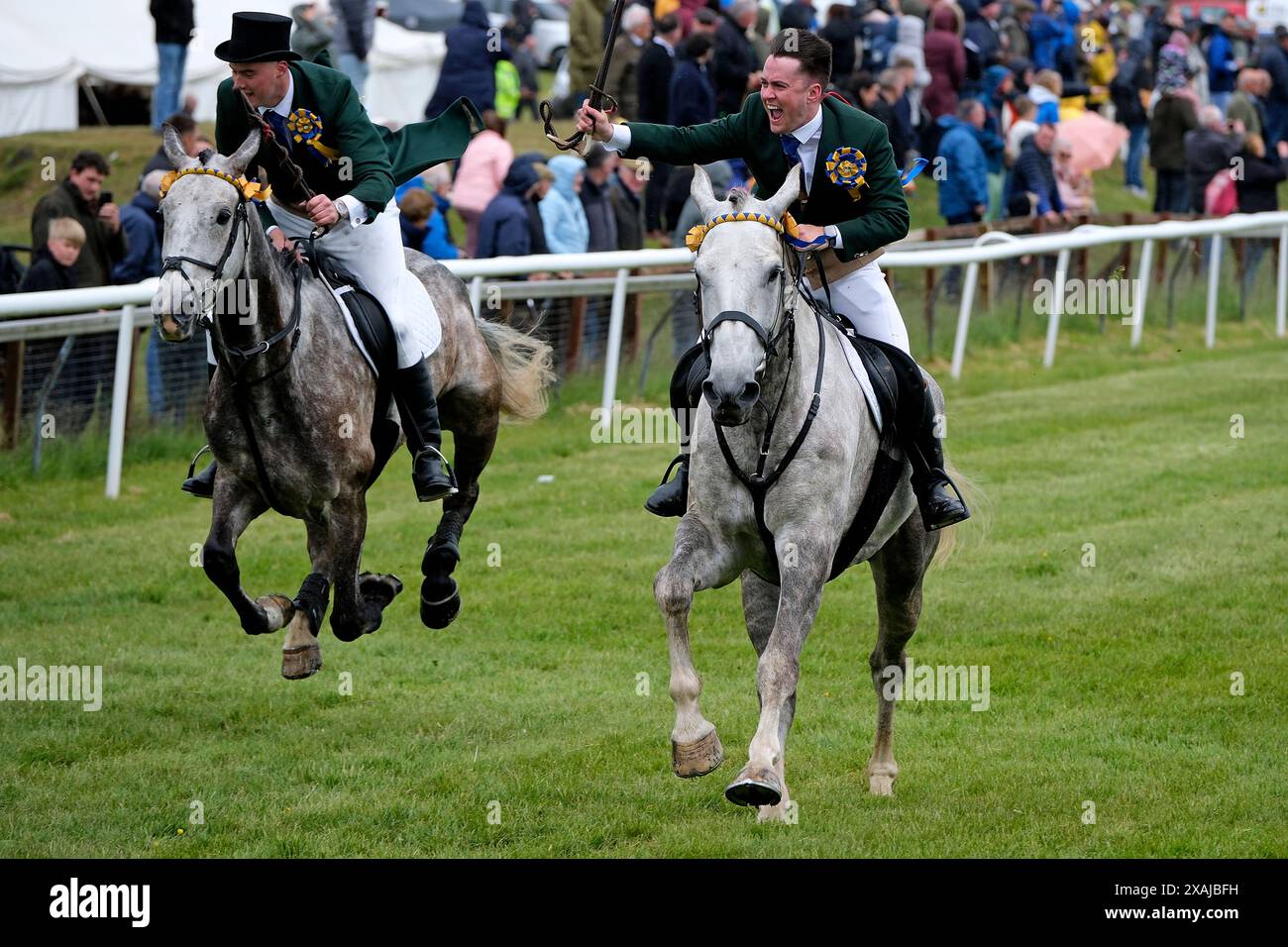 Hawick, UK, 07th June 2024: Euan E. Robson, (Cornet 2023), Hawick ...