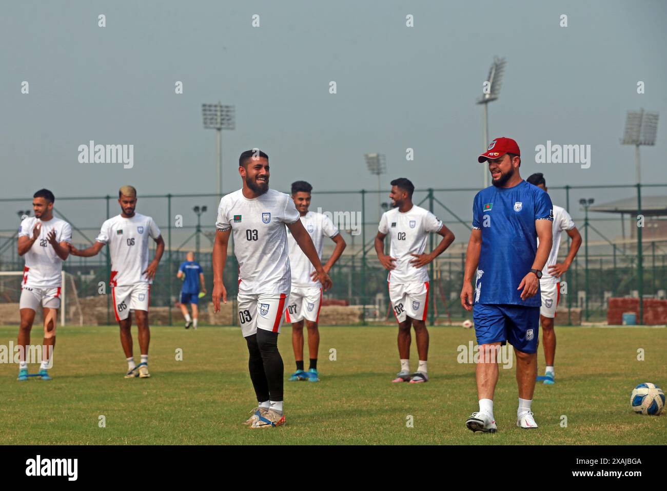 Hassan Al-Mamun (R) is a Bangladeshi former professional footballer who played as a defender. He ...