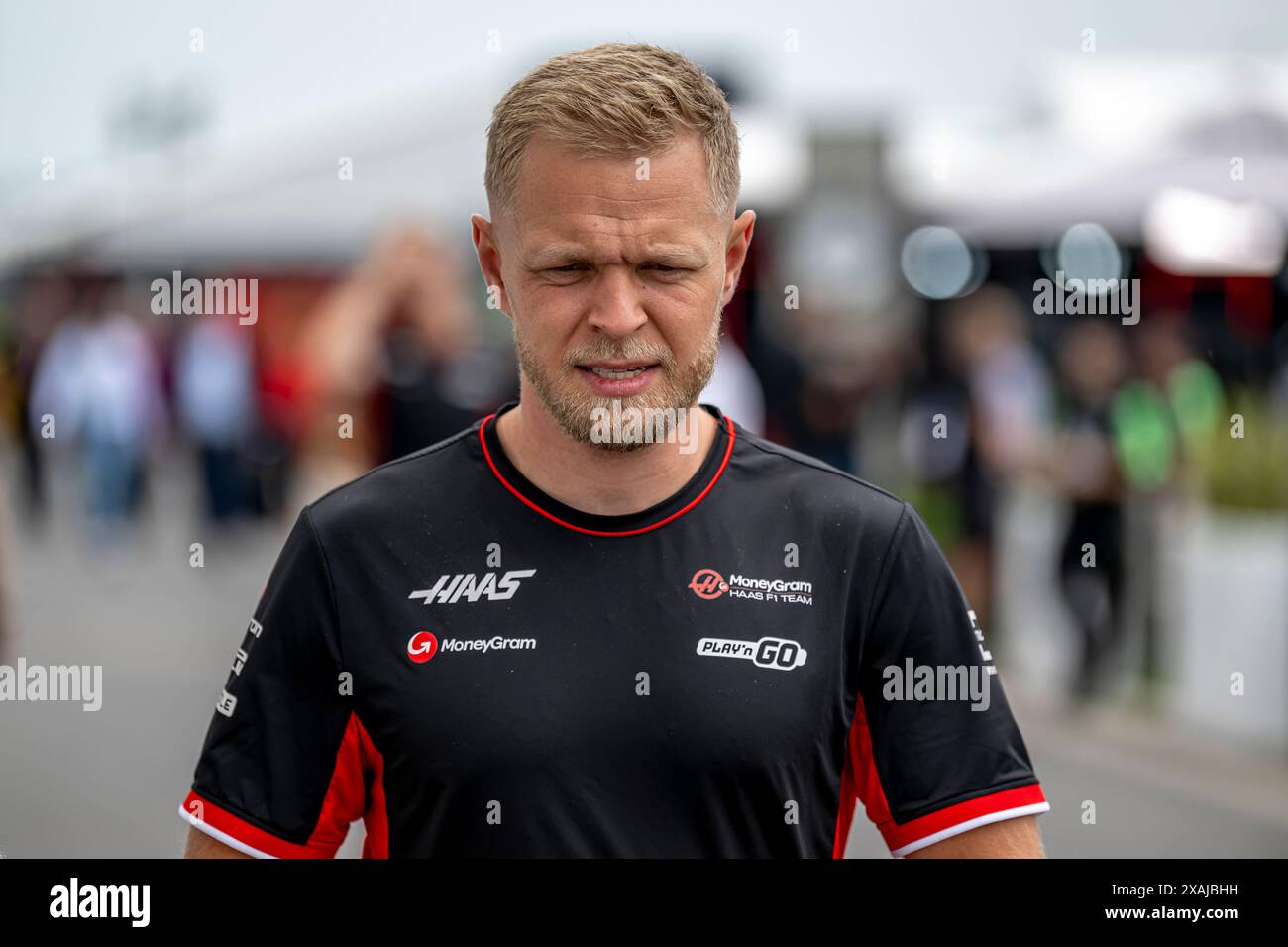 Montreal, Canada, June 06, Kevin Magnussen, from Denmark competes for ...