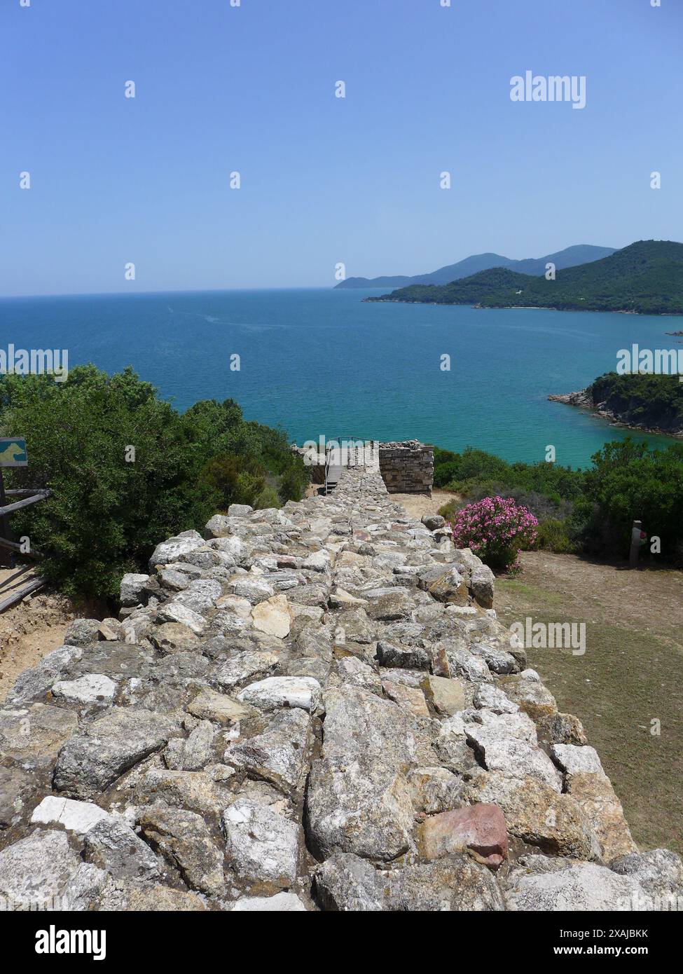 Ancient Stageira, home of Aristoteles in Chalkidiki, Greece Stock Photo ...