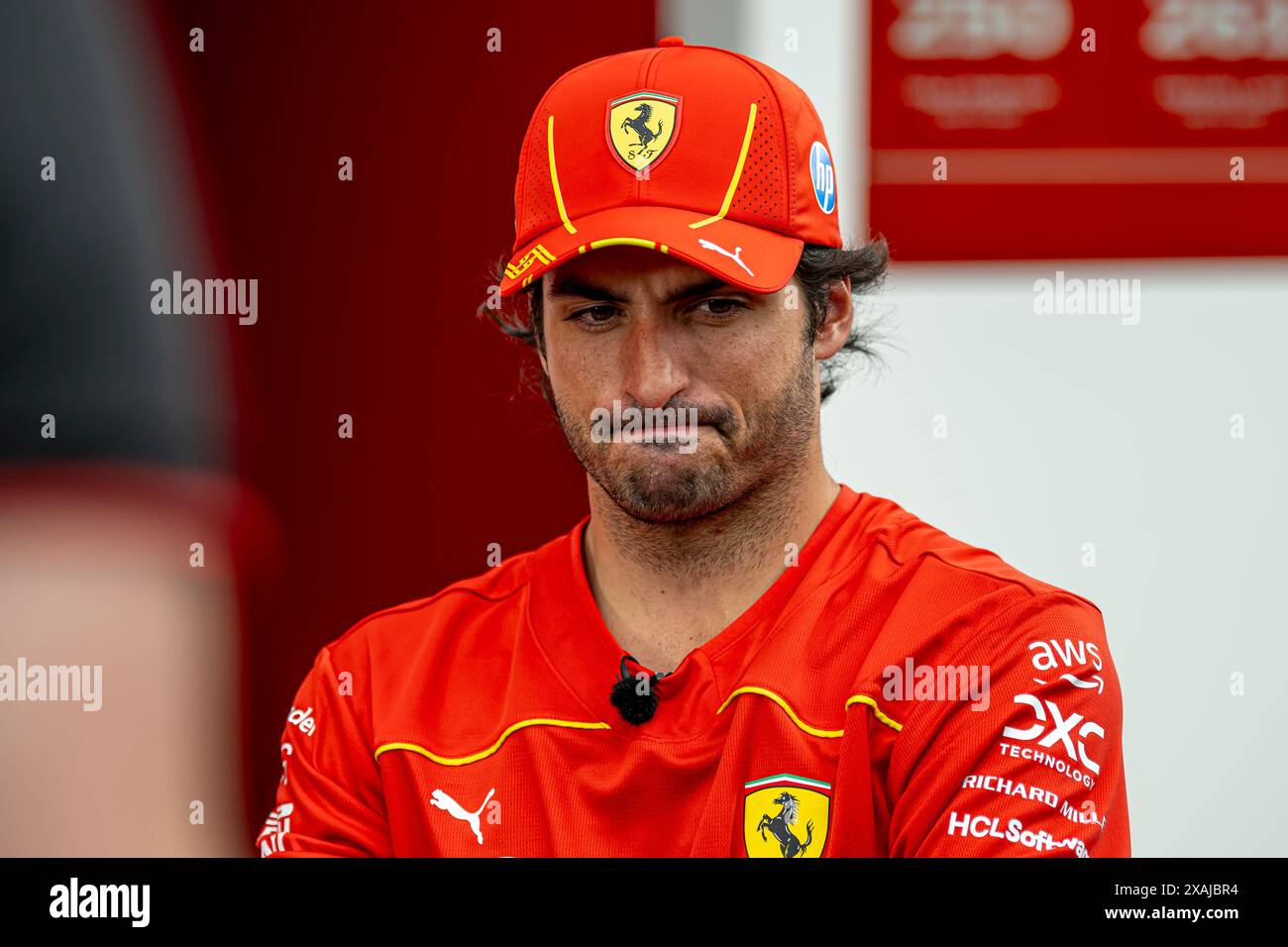 Montreal, Canada, June 06, Carlos Sainz, from Spain competes for ...