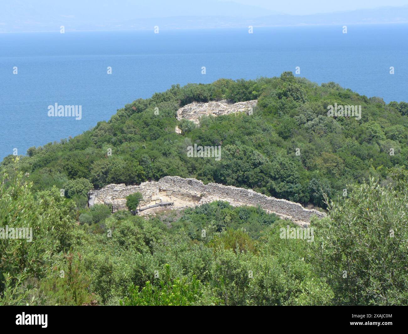 Ancient Stageira, home of Aristoteles in Chalkidiki, Greece Stock Photo ...
