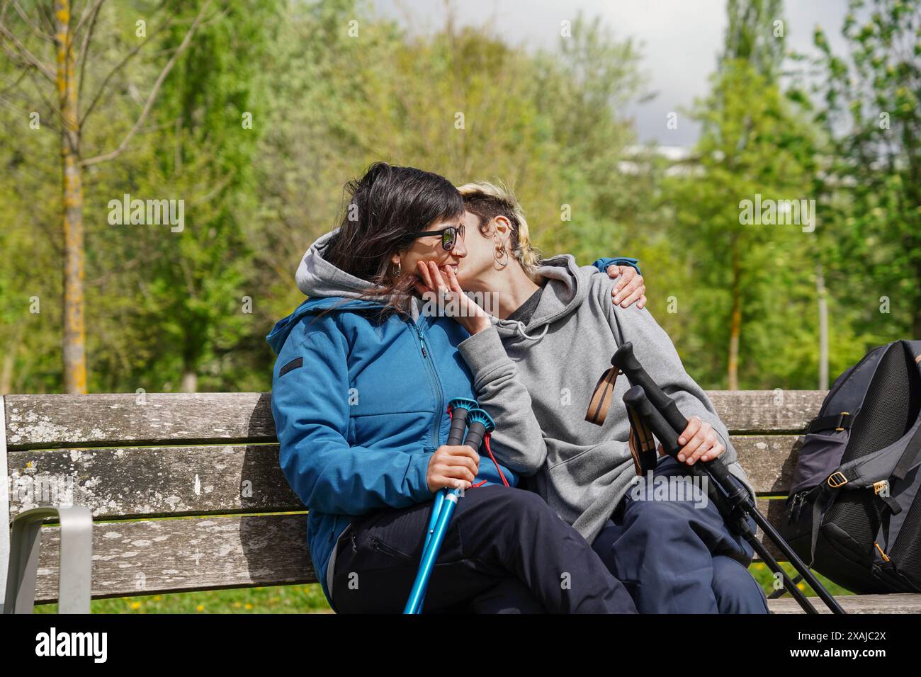 Non binary person in forest hi-res stock photography and images - Alamy