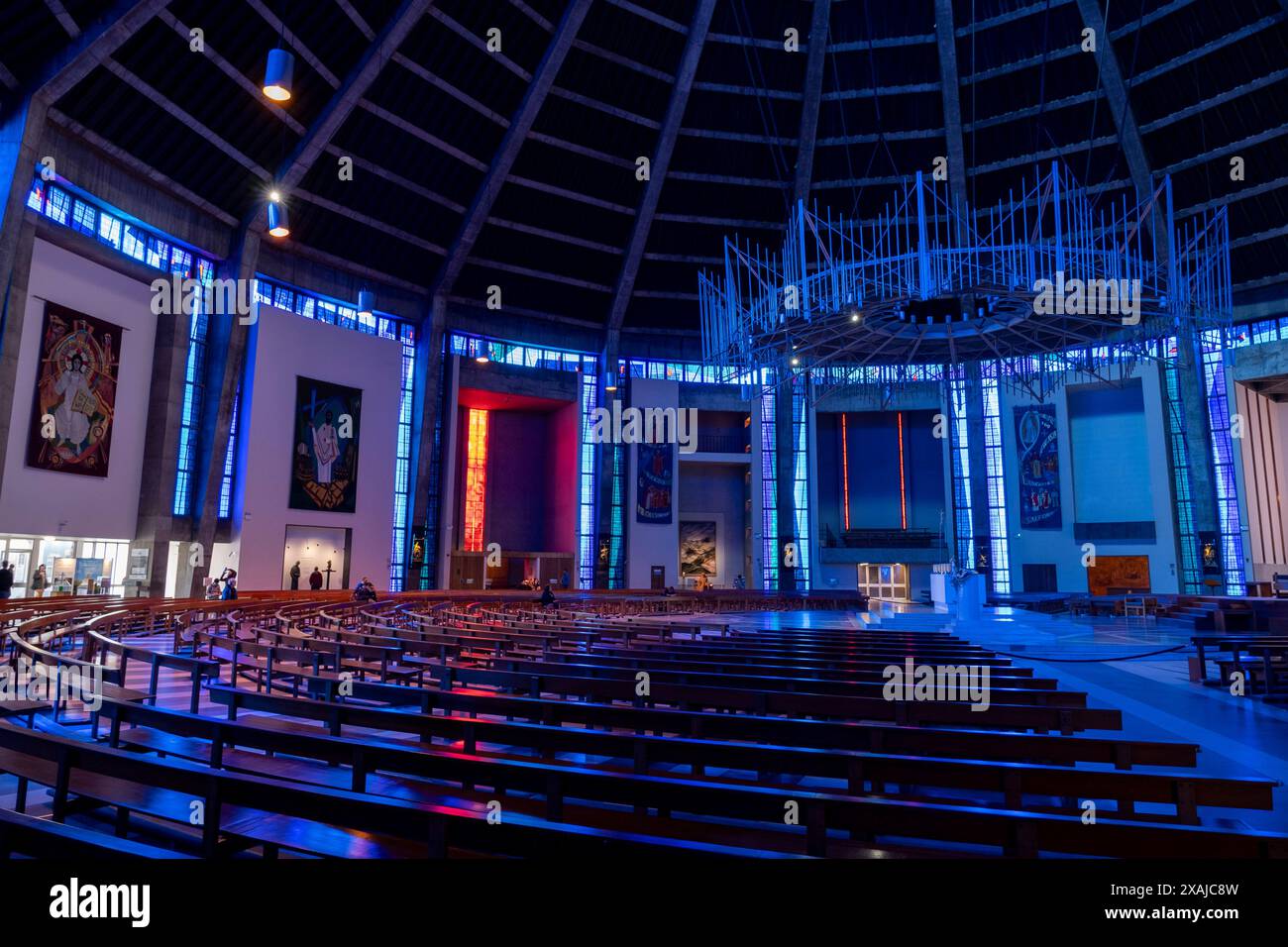 Interior of Liverpool Metropolitan Cathedral designed by architect ...