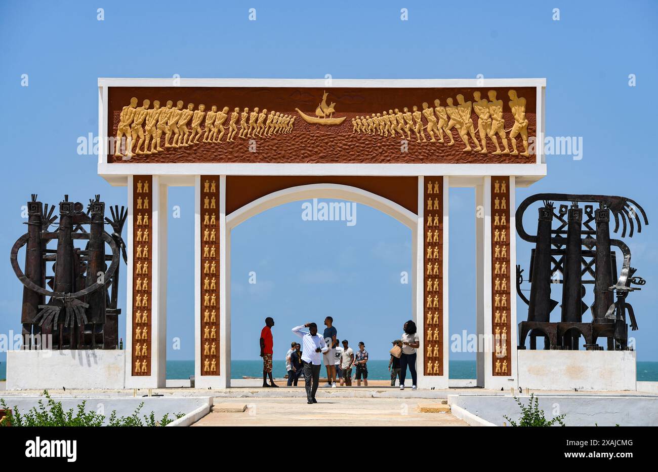 Ouidah. 27th May, 2024. This photo taken on May 27, 2024 shows some ...