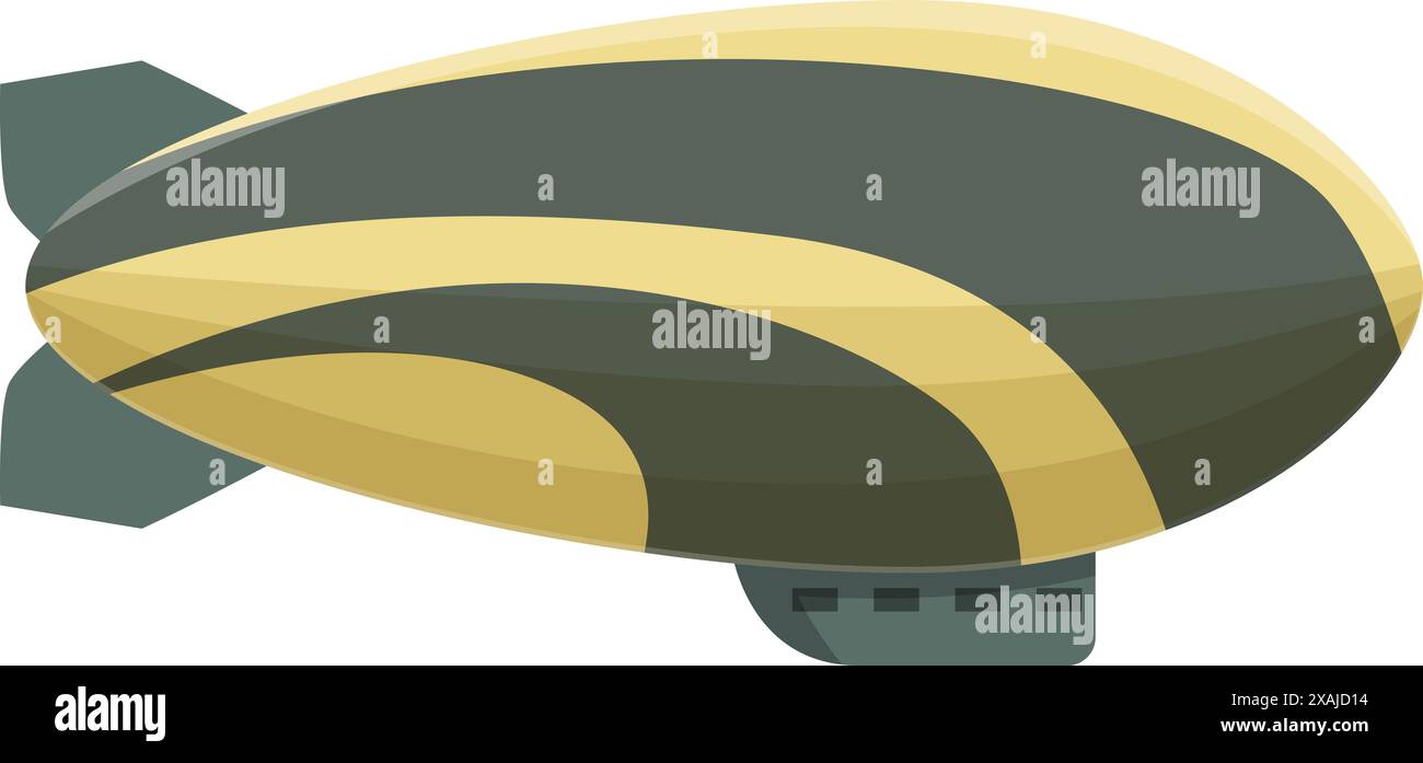 Zeppelin transportation flying inflatable blimp Stock Vector Images - Alamy