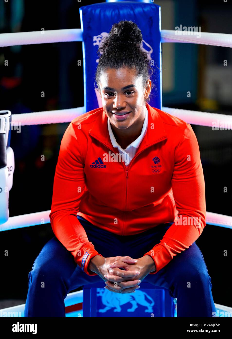 Chantelle Reid during the Team GB Paris 2024 boxing team announcement ...